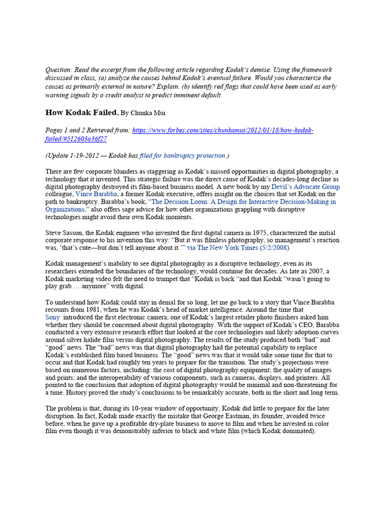 Kodak Case Class1 | PDF | Digital Photography