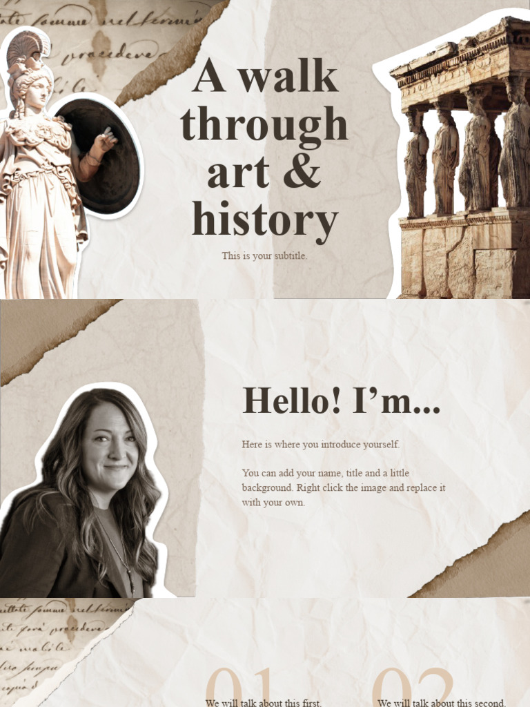 A Walk Through Art & History SlidesMania | PDF