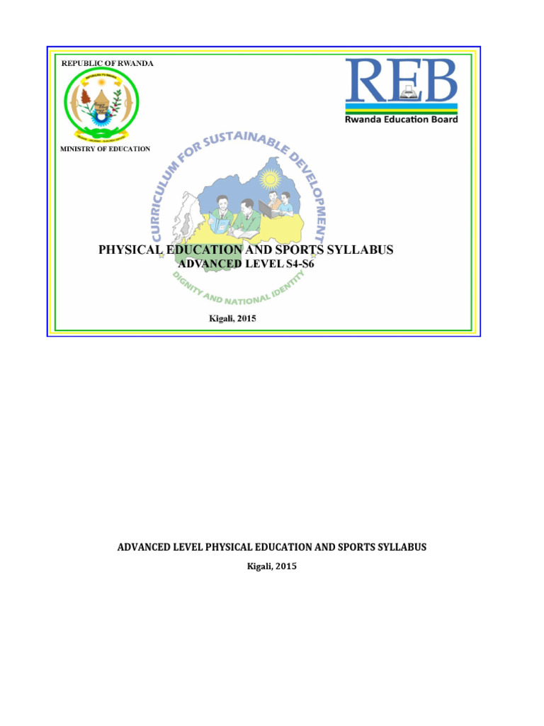 PE Advanced Level Syllabus Final OK | PDF | Educational Assessment ...