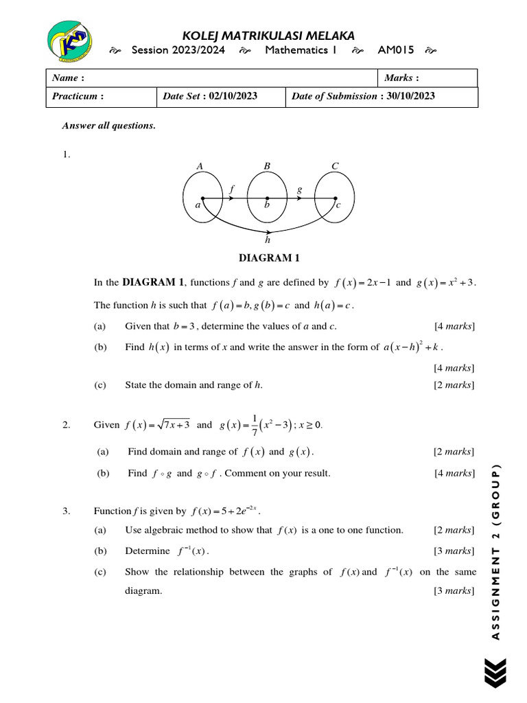 Group Assignment AM015 - STUDENT | PDF
