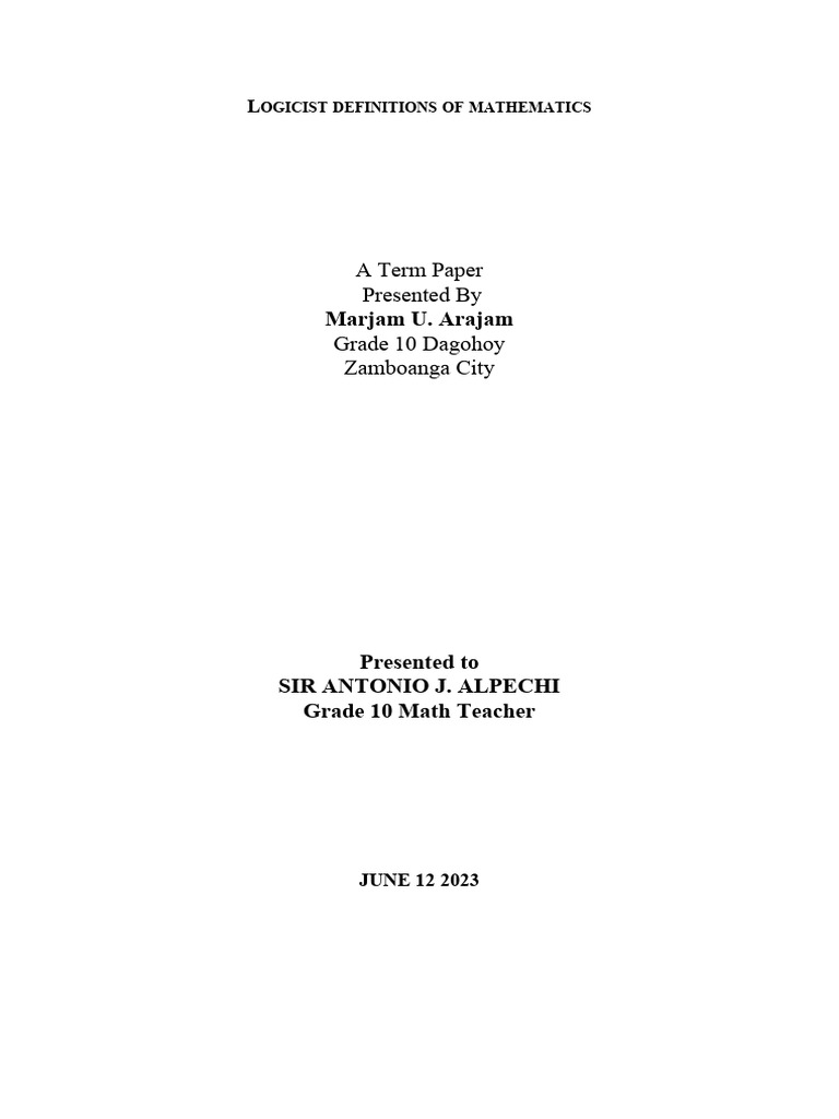 Marjam U. Arajam | PDF