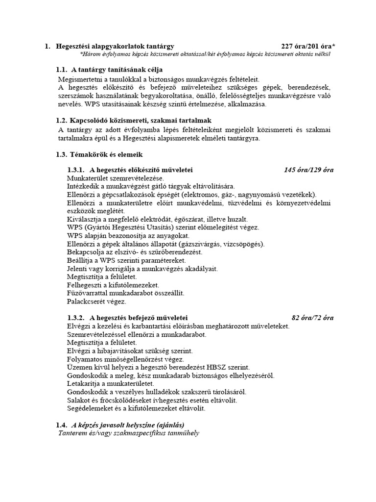 Hegesztő Gyak 34 521 06 | PDF