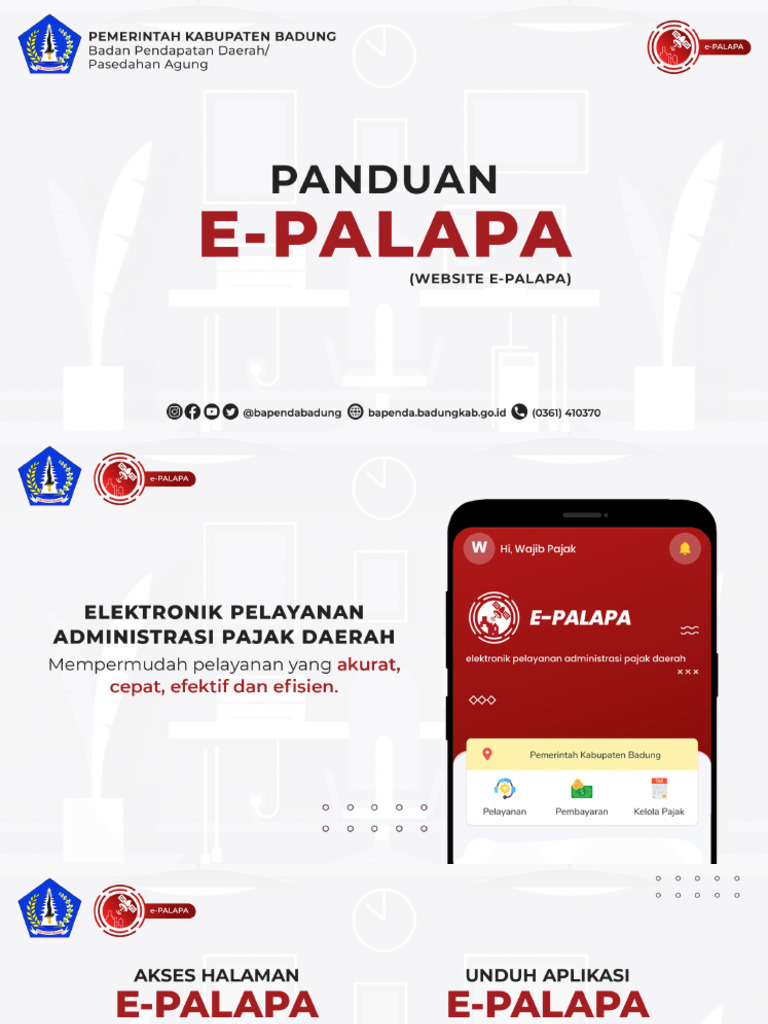 Panduan E-Palapa - Website | PDF