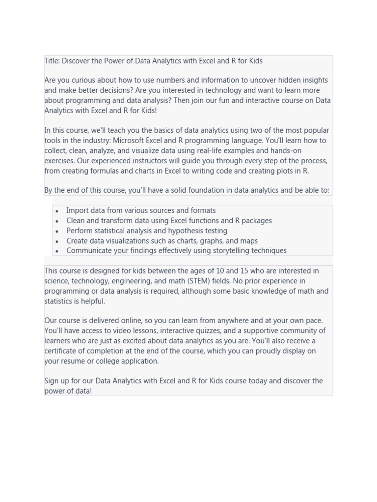 Marketing Content | PDF | Data | Data Analysis