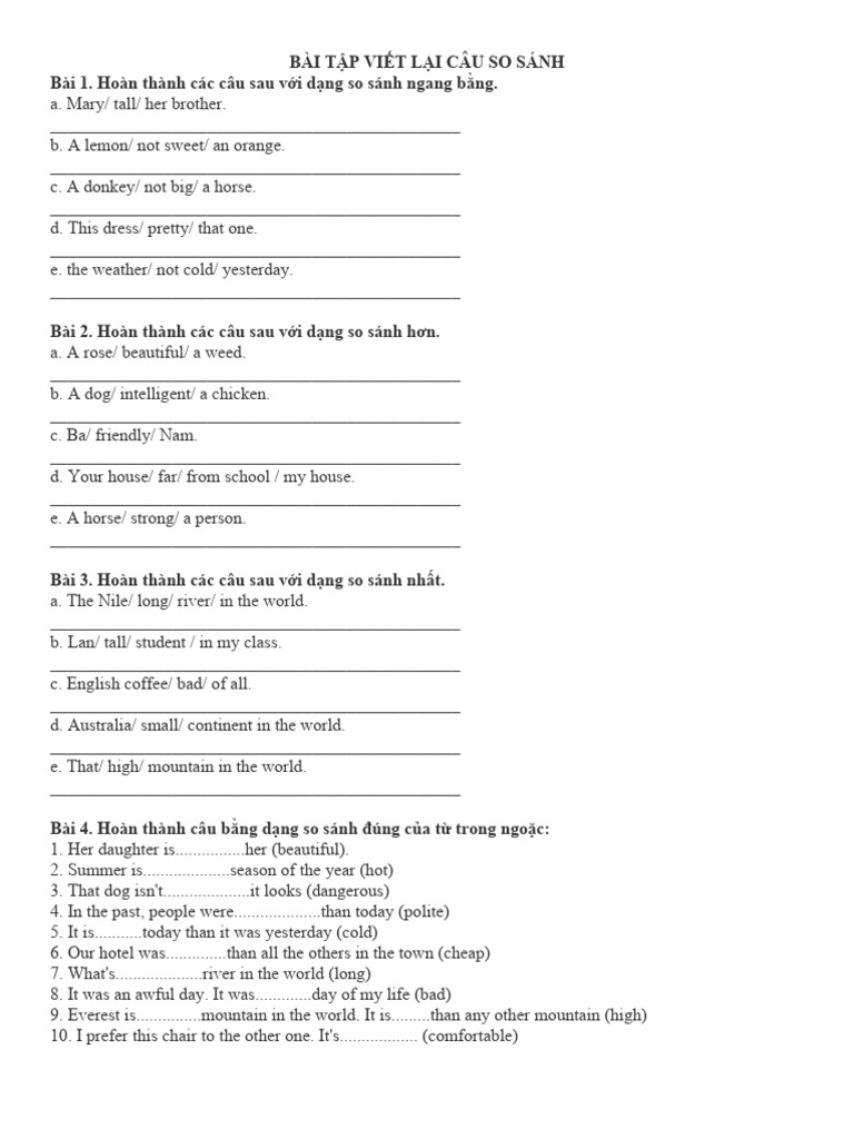Comparison Basic | PDF