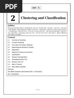 Data Mining MCQs - Unit-4 - DM - Study Glance | PDF | Cluster Analysis | Databases