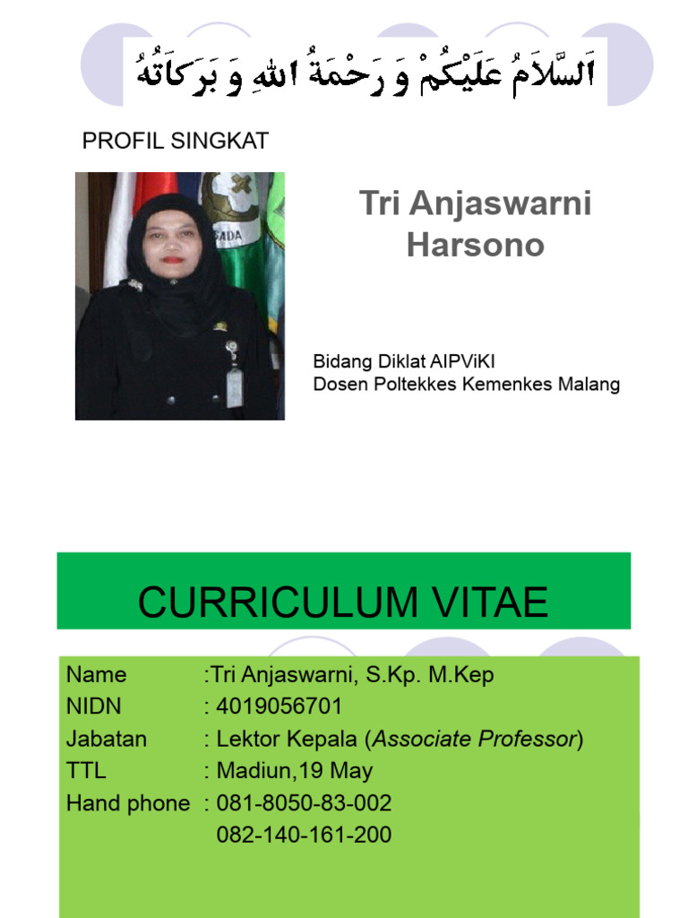 0 - PROFIL SINGKAT-CV - New | PDF