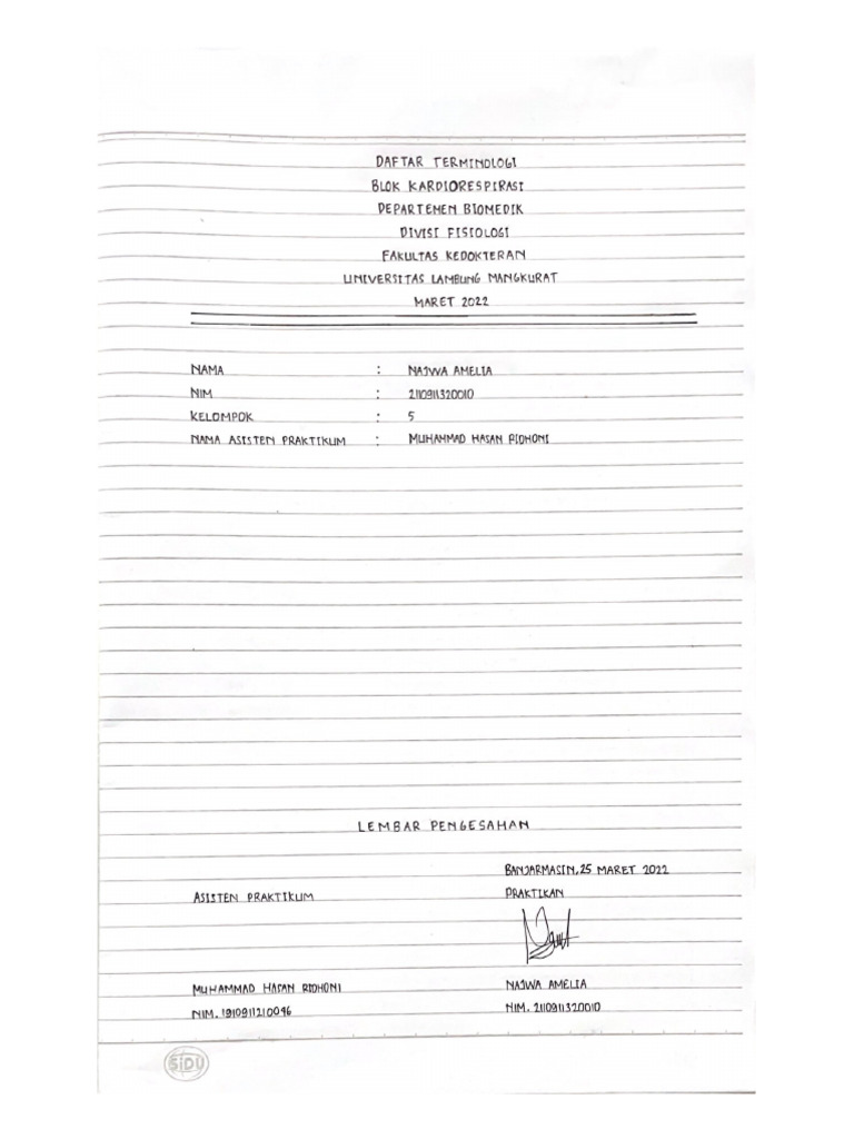 Daf Tar Terminologi | PDF