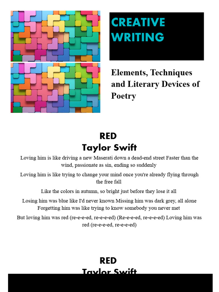 Cw-Q1-Week 2 | PDF | Poetry | Metre (Poetry)