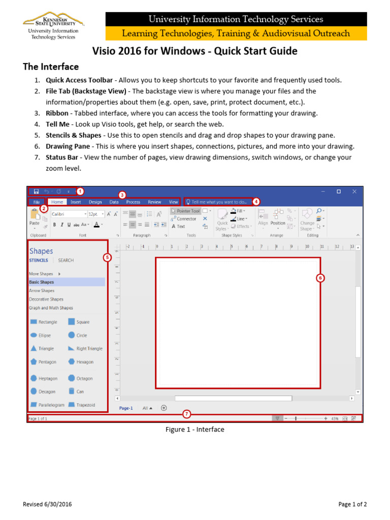 Visio 2016 PC Quick Start Guide | PDF