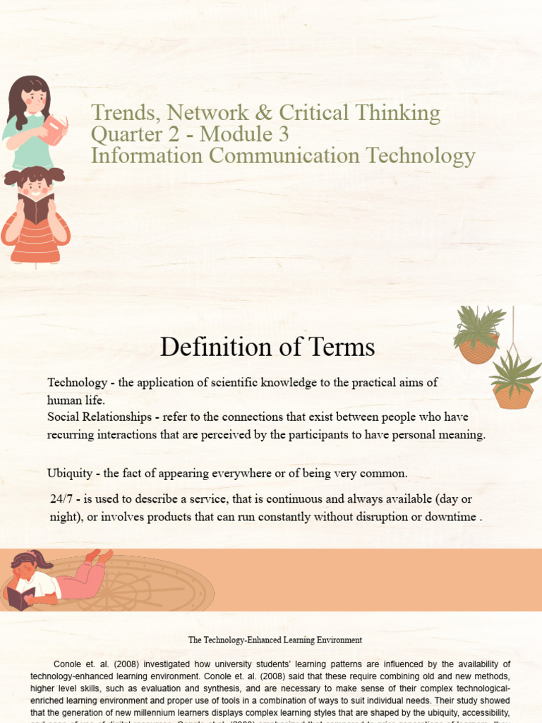 Q3.Information Communication Technology | PDF | Advertising | Learning