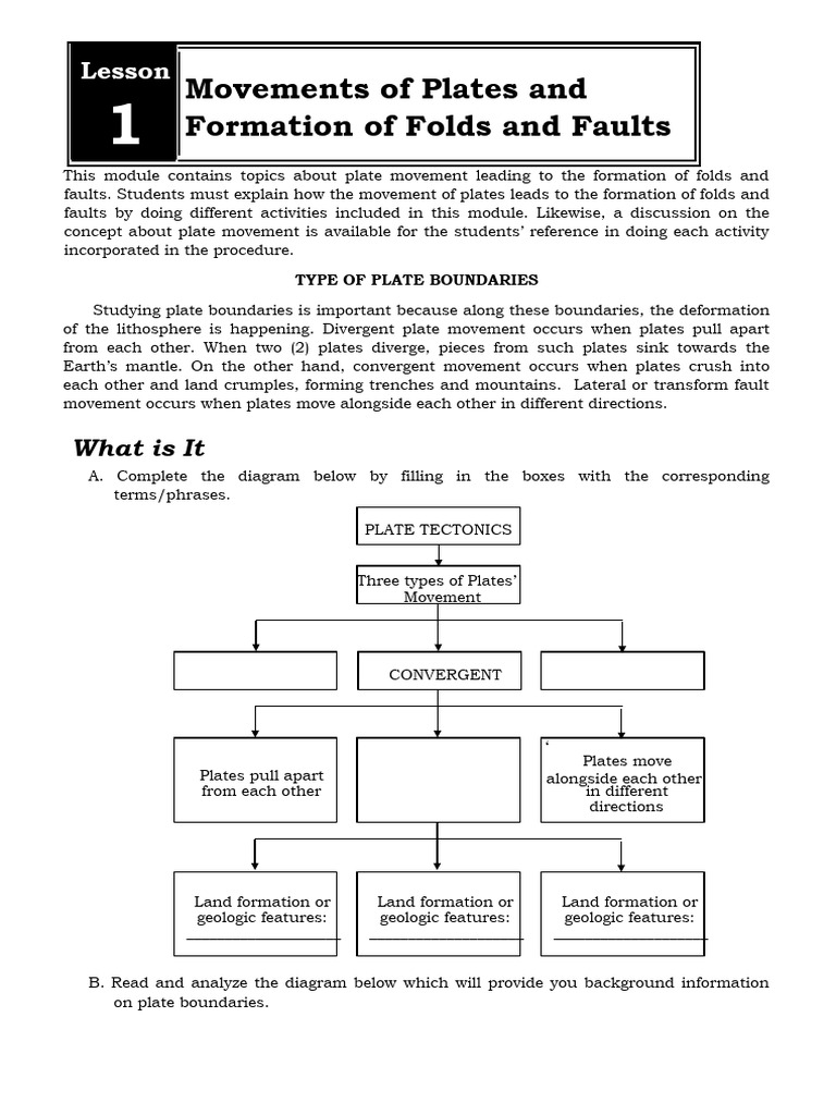 Movements of Plates | PDF