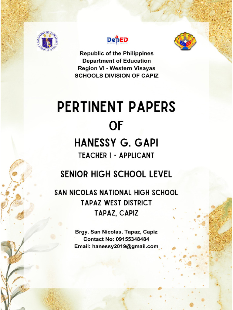 Cover Page Final | PDF