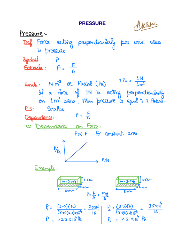 Pressure | PDF