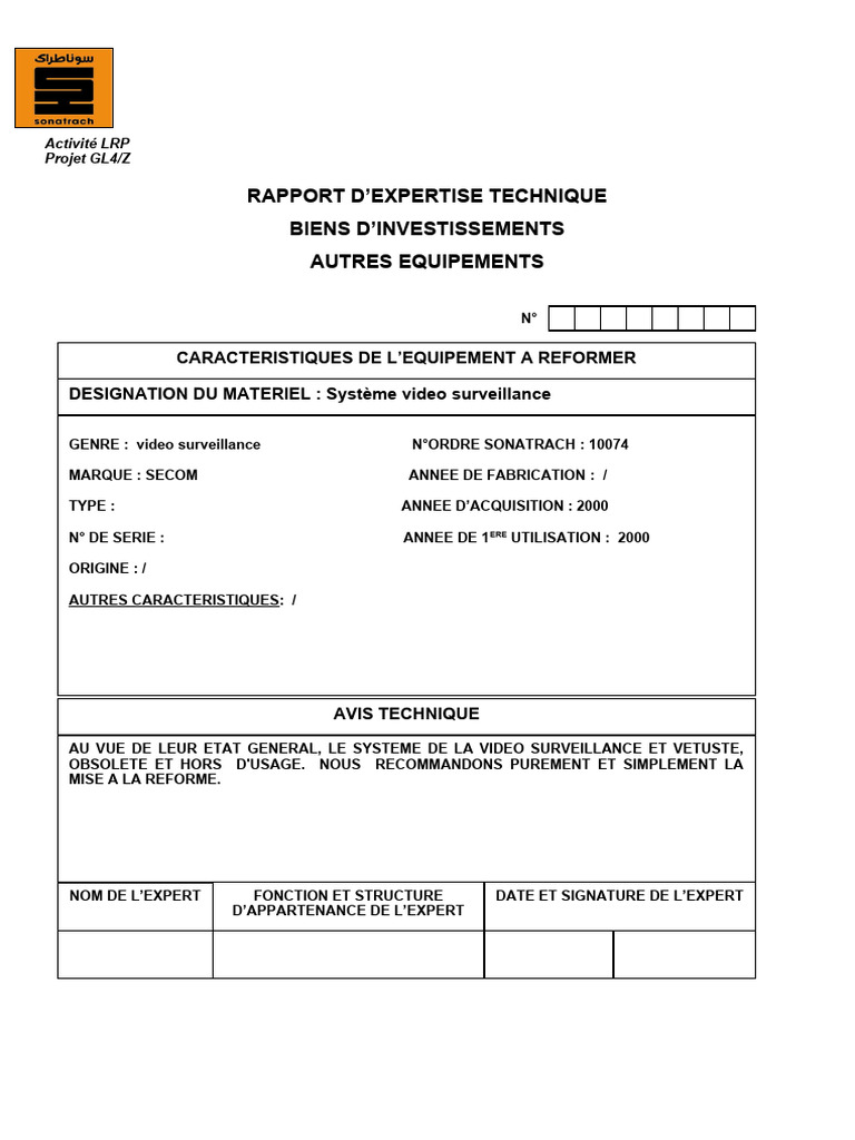 Rapport Expertise Reforme Video Surveillance | PDF | Ordinateurs | Technologie et ingénierie