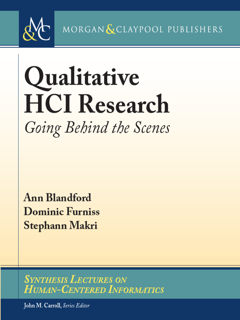 Qualitative HCI Research | PDF | Computers