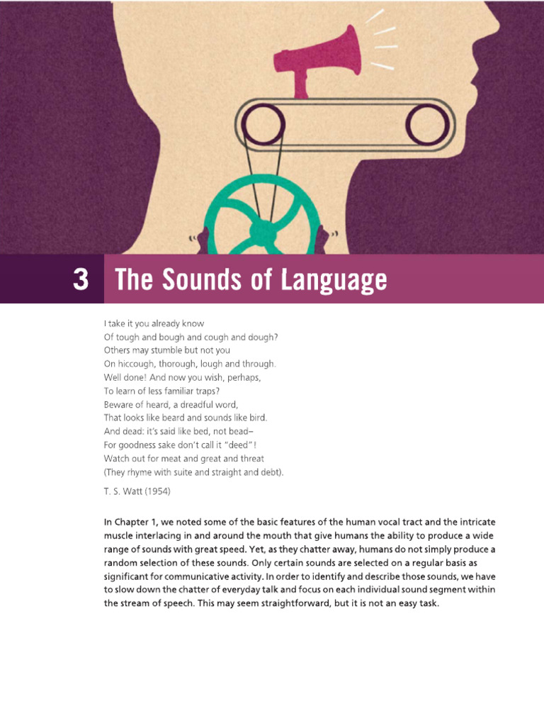 The Sounds of Language | PDF