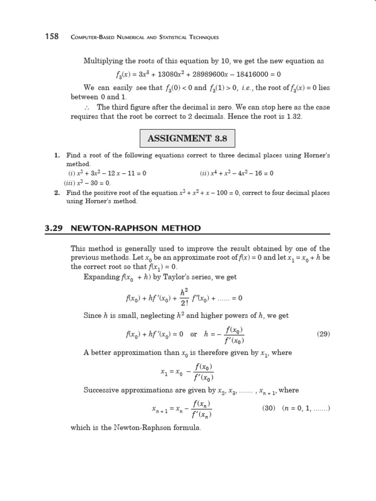 Newton Raphson Method | PDF