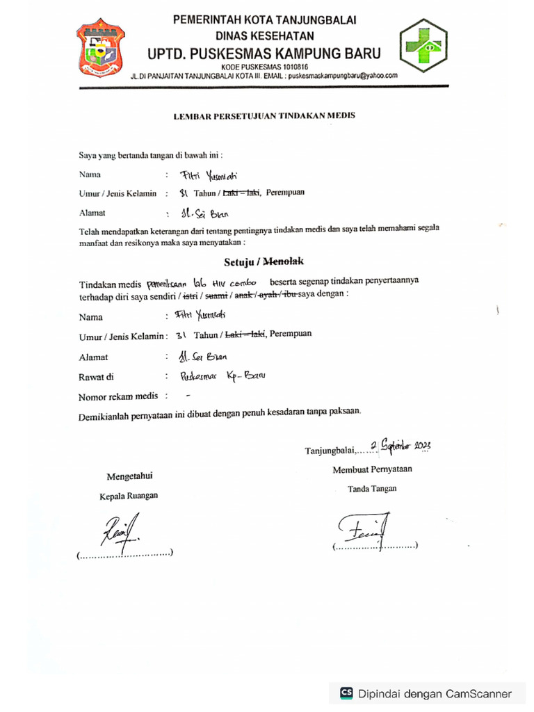 Fasilitasi Informed Choice Dan Informed Consent | PDF