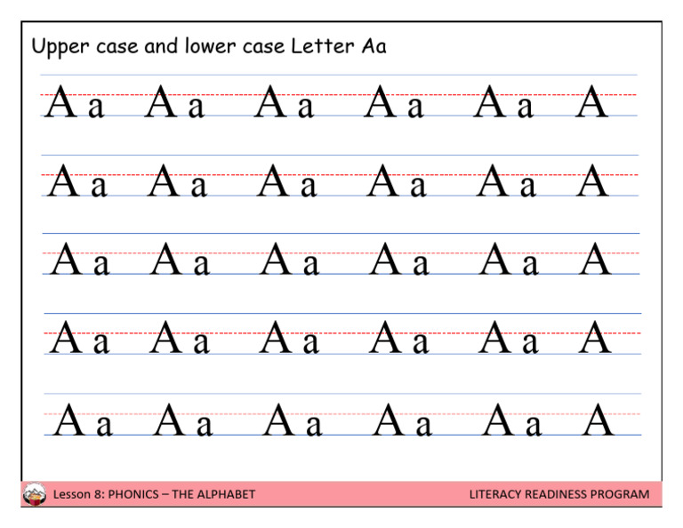 Upper Case and Lower Case Letter Aa | PDF