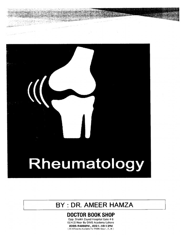 Rheumatology Handwritten Notes | PDF