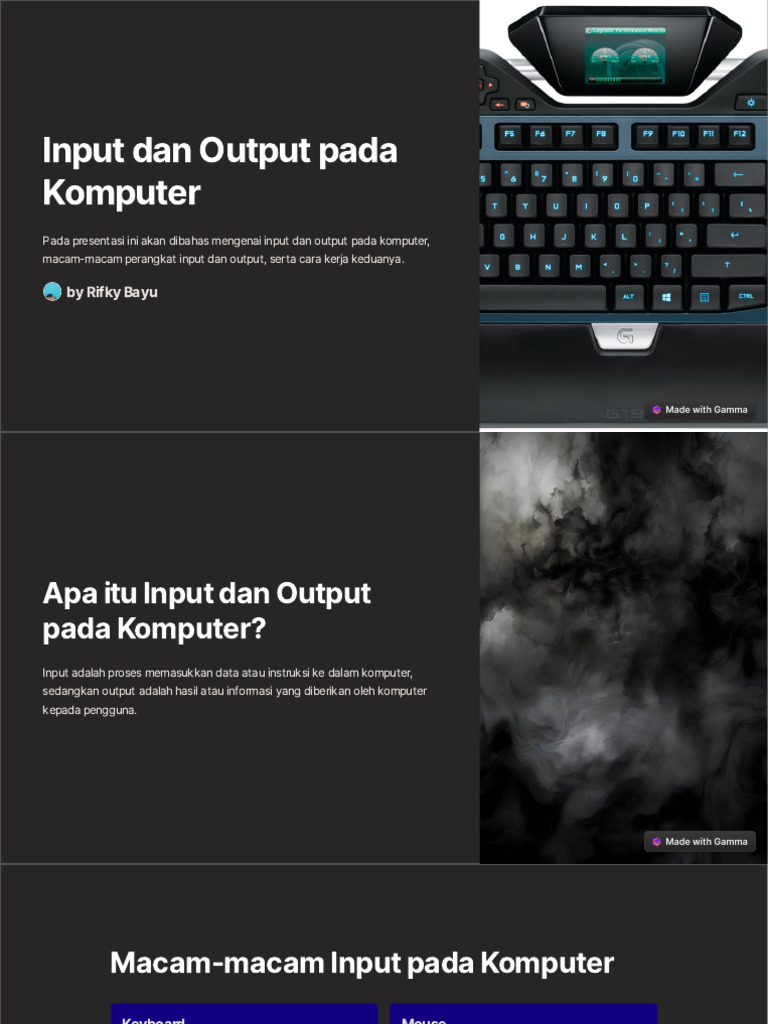 Input Dan Output Pada Komputer | PDF | Komputer