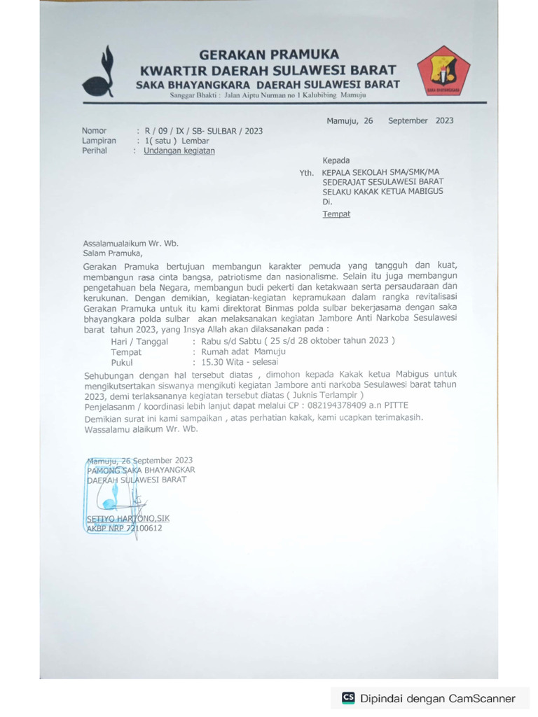 Surat Undangan Kegiatan Pdf