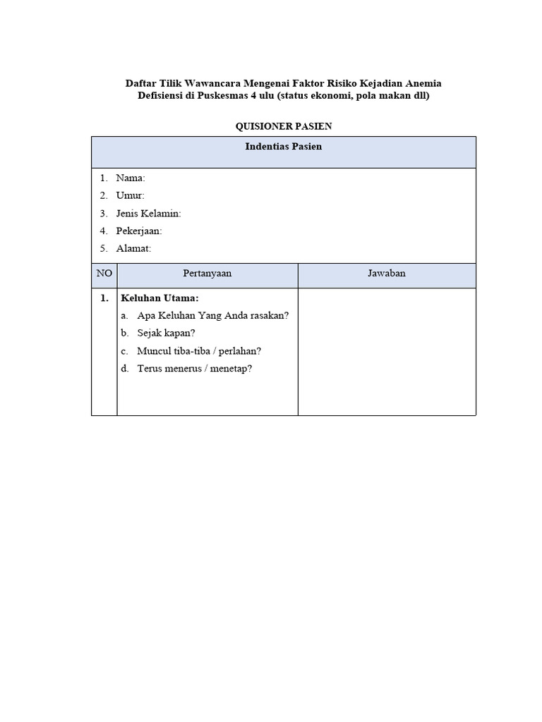 Checklist Observasi TPP Blok7 3 | PDF | Pengembangan Diri