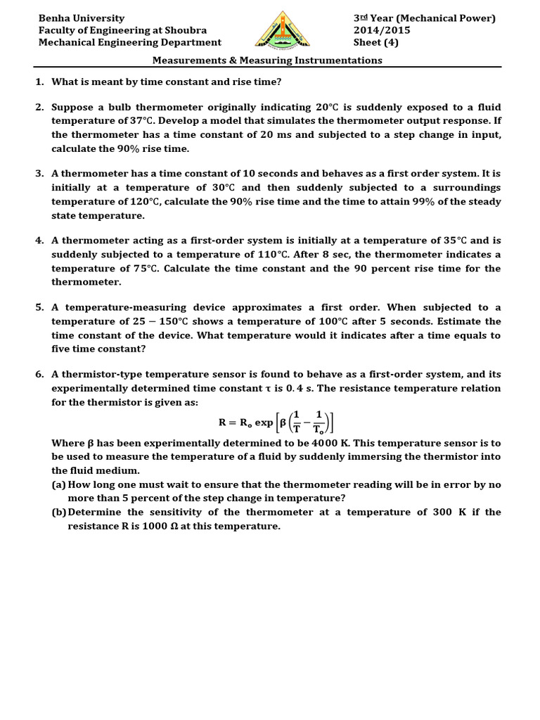 Solved Problems | Download Free PDF | Thermometer | Temperature
