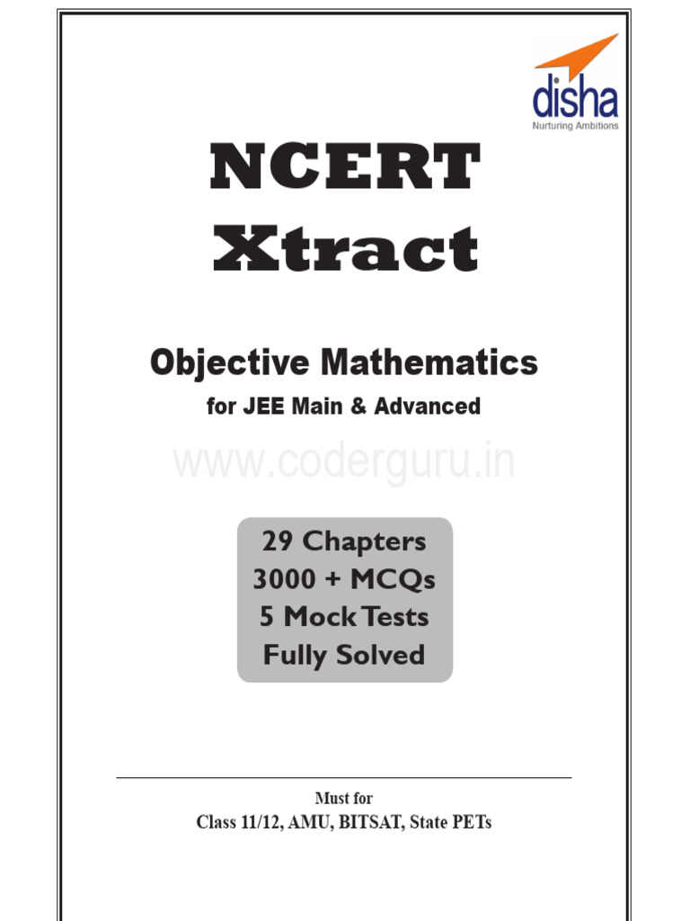 D!Sha Ncert Xtract Maths | PDF