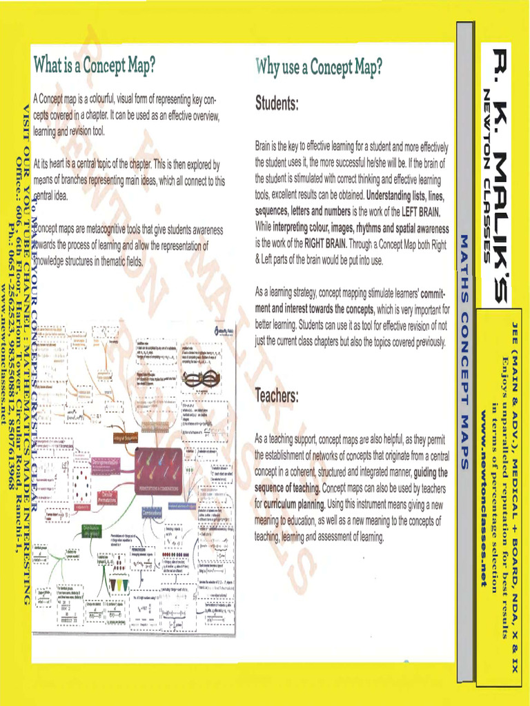 Maths [Concept Maps] | PDF