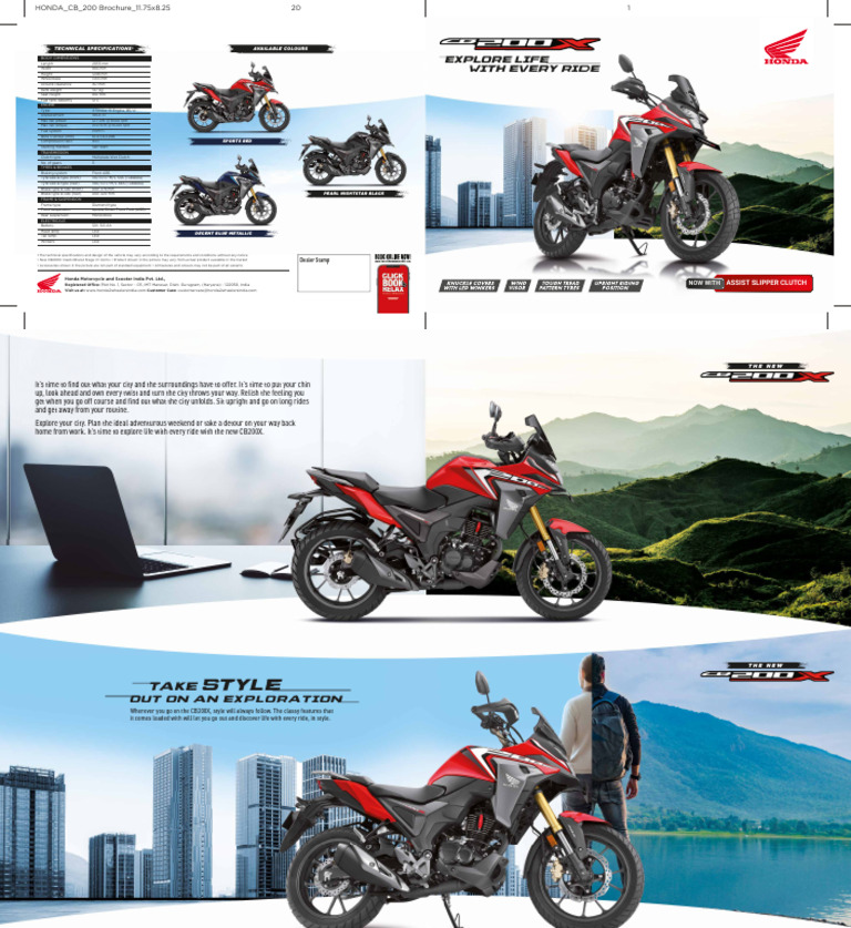 CB 200X Brochure | PDF