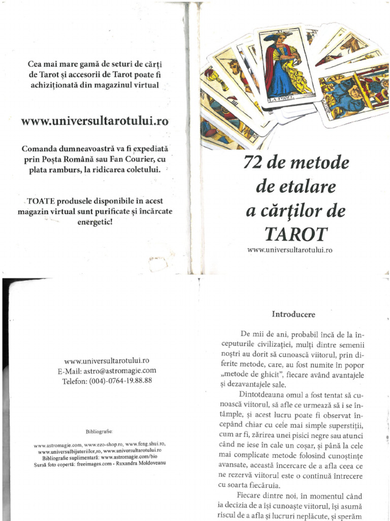 72 de Metode de Etalare A Cartilor de Tarot | PDF