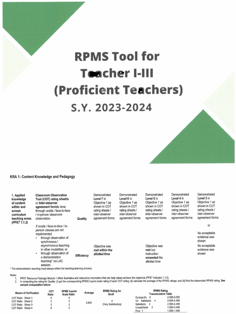 RPMS-2023-2024_TI-III | PDF