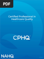 CPHQ Text Book | PDF | Risk Management | Patient Safety
