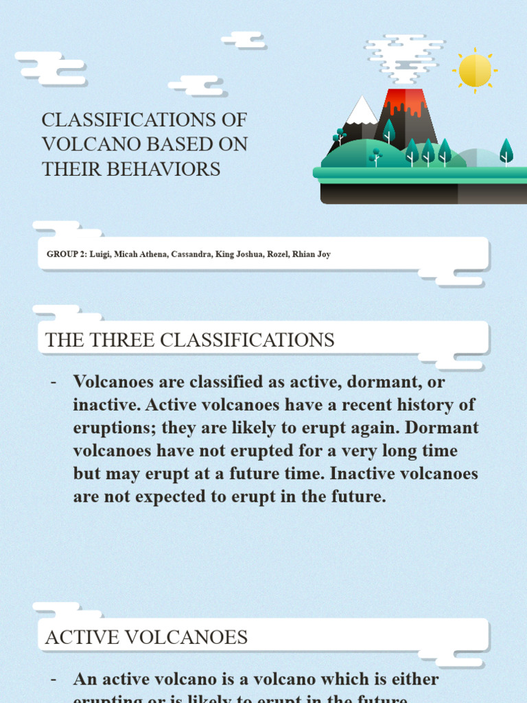5 Characteristics of Volcano (Science Reporting, Grade 9, 3rd Quarter ...