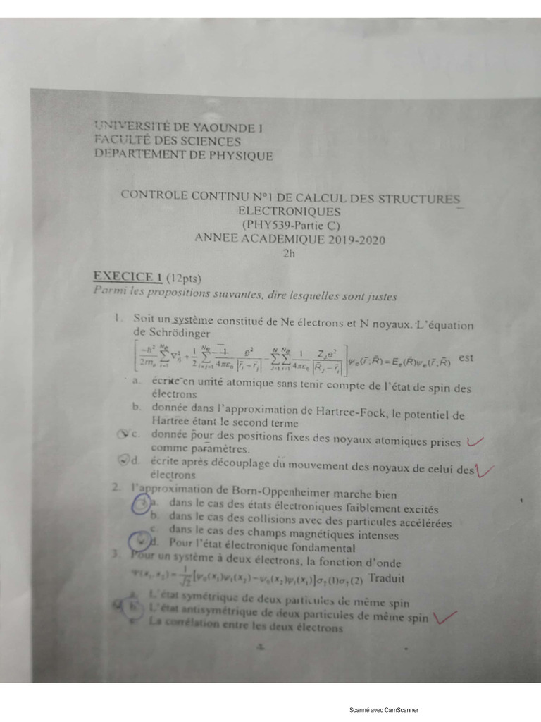 Calcul Des Structures... DFT | PDF