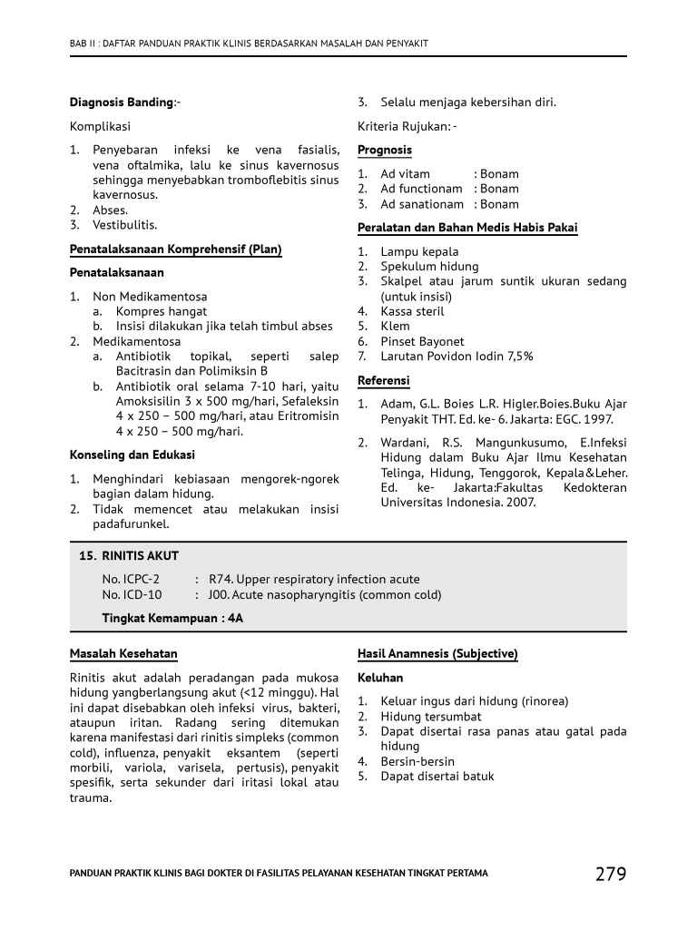 Panduan Praktik Klinis (PPK) - Primer-1 | PDF