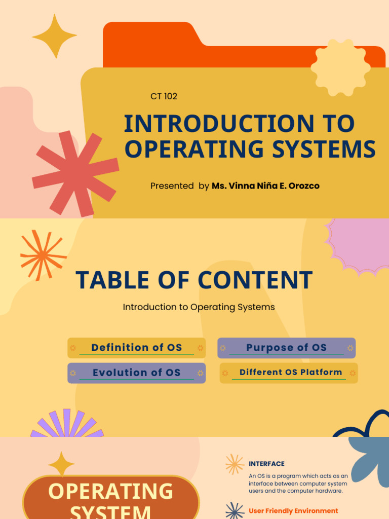 Intro to Operating Systems | PDF | Operating System | Microsoft Windows
