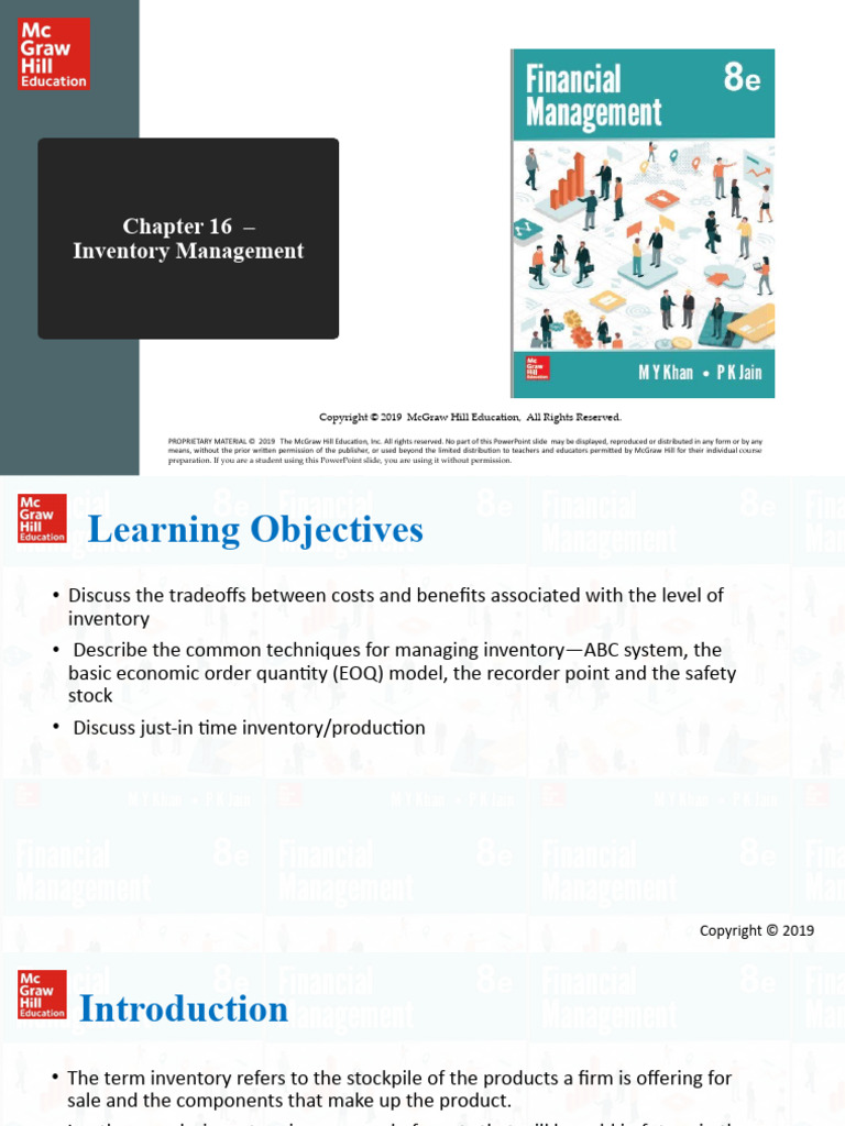 Chapter 16 | PDF | Inventory | Lean Manufacturing
