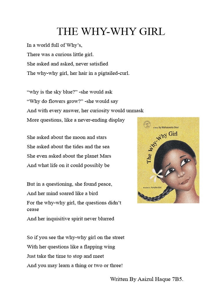 Why Why Girl Poem | PDF
