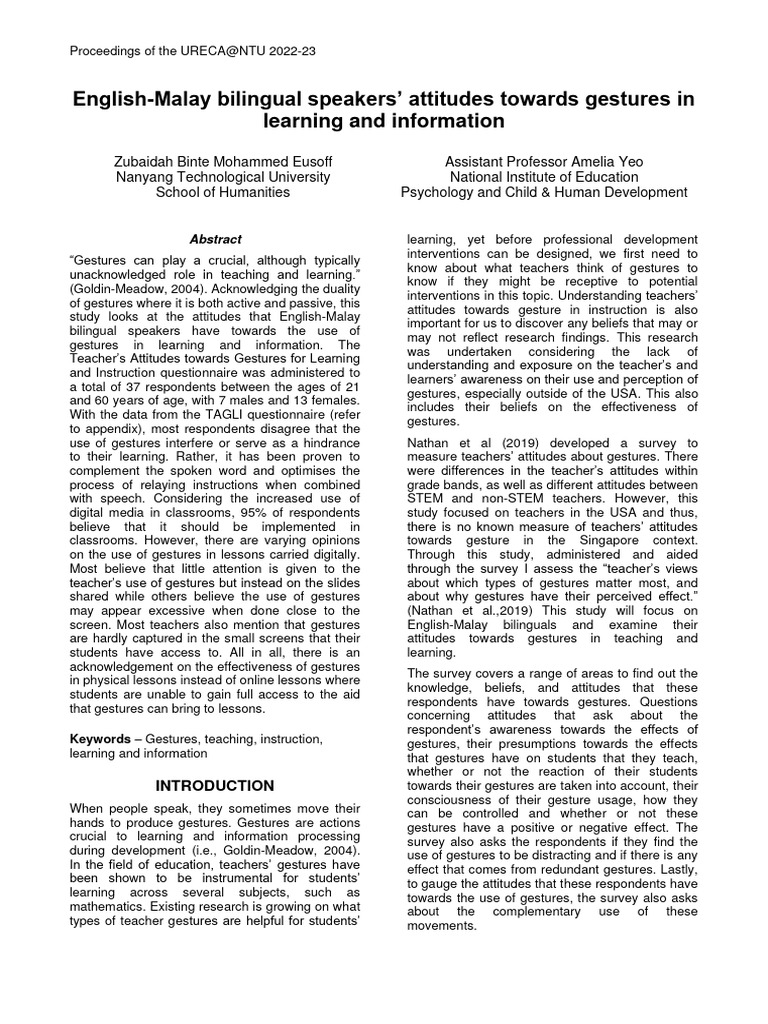 URECA Final Paper | PDF