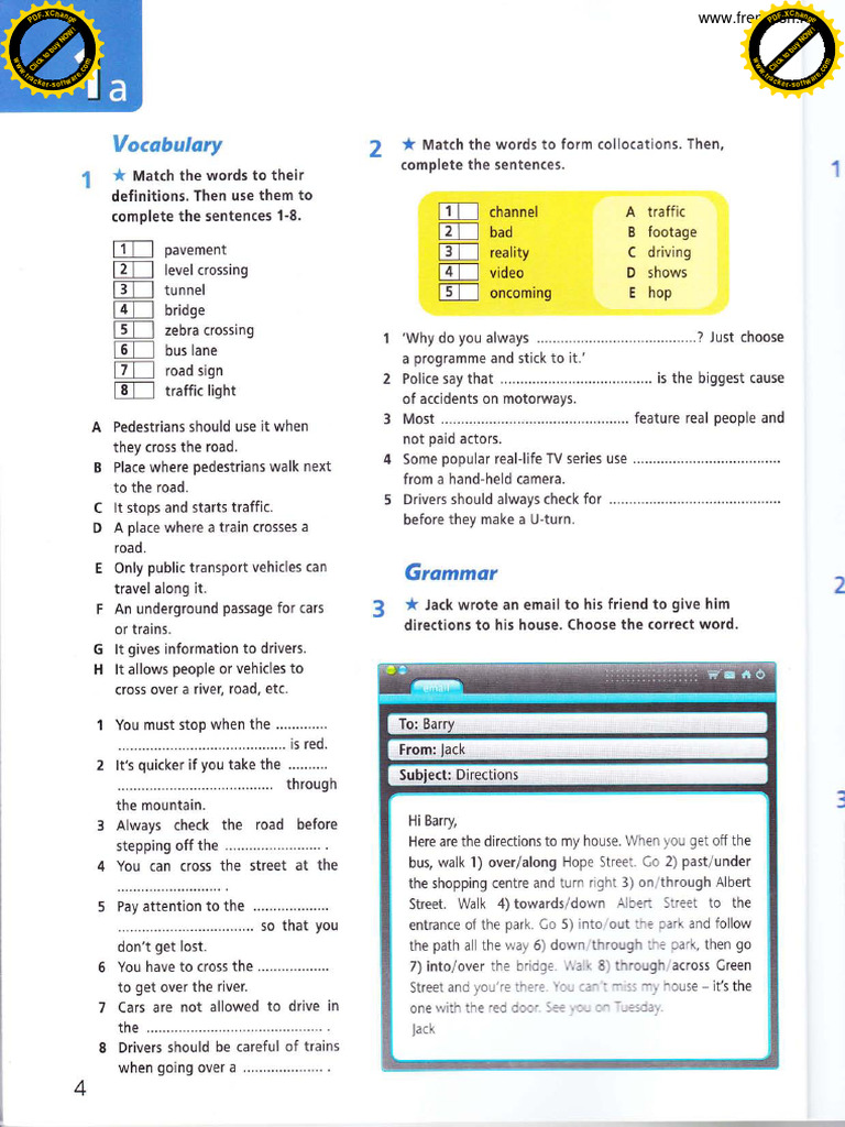 Prime Time Unit 1 WB | PDF