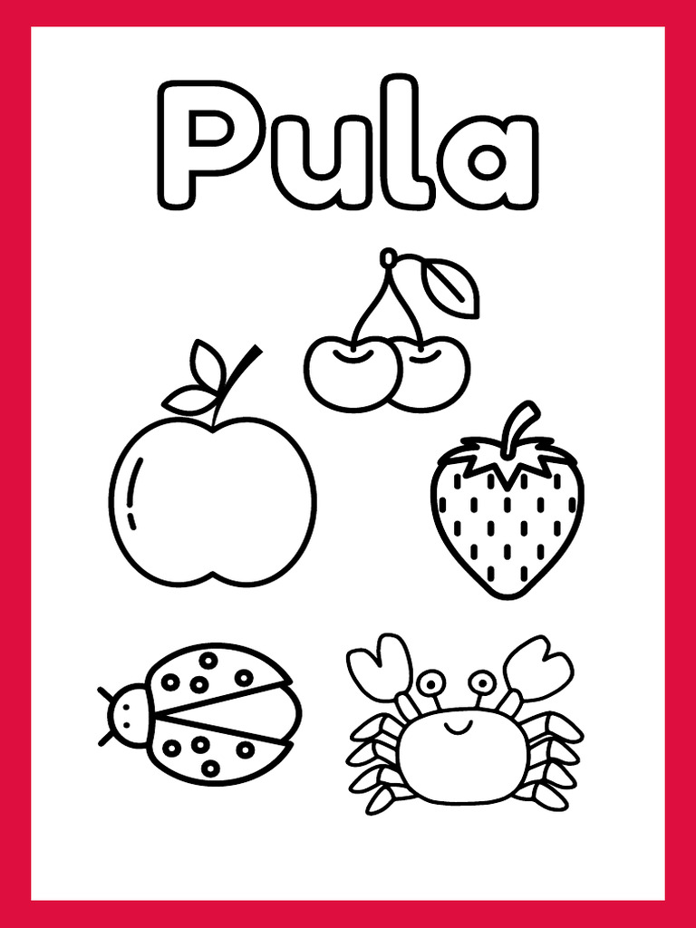 Colors Kindergarten Coloring Page Worksheet Activity | PDF