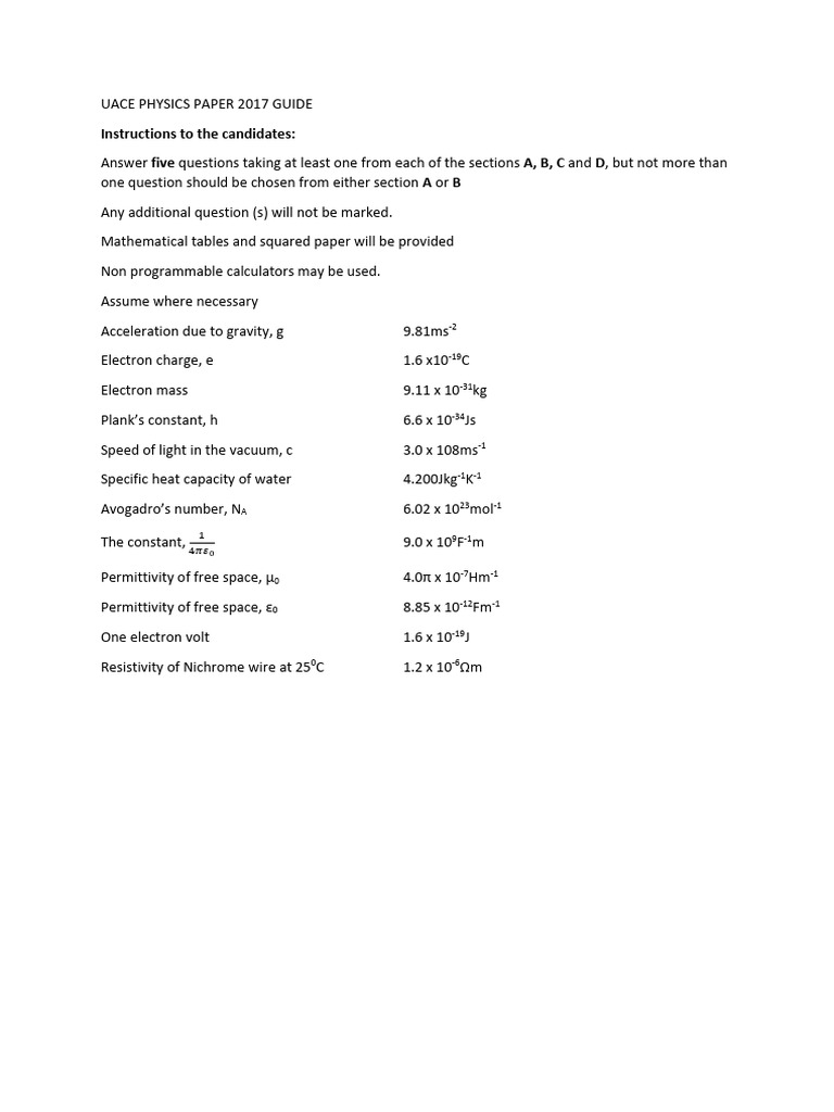 UACE-PHYSICS-PAPER-2017-GUIDE(1) | PDF