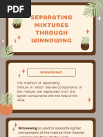Winnowing | PDF | Mixture