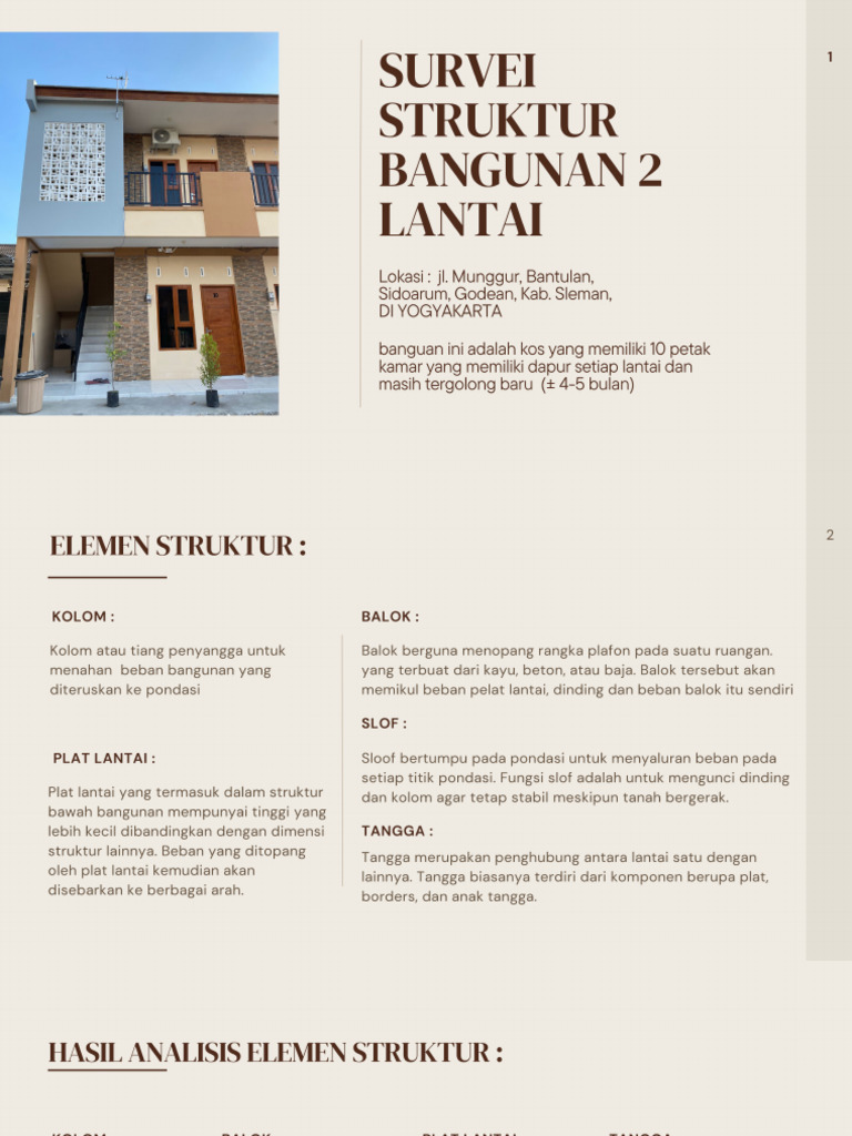 Tugas Skb2 Bangunan Lantai 2 | PDF