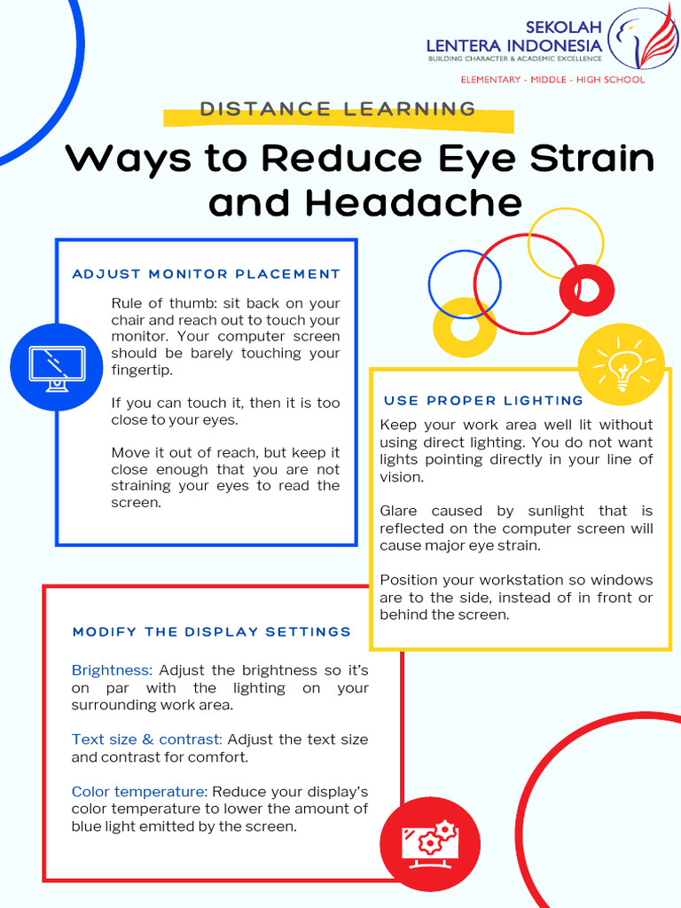 Ways To Reduce Eye Strain and Headache | PDF