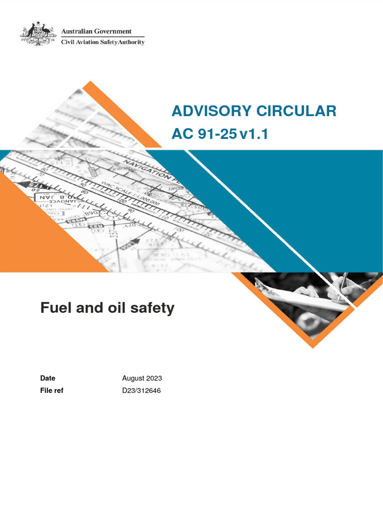 Fuel and Oil Safety Guidelines AC 91-25 | PDF