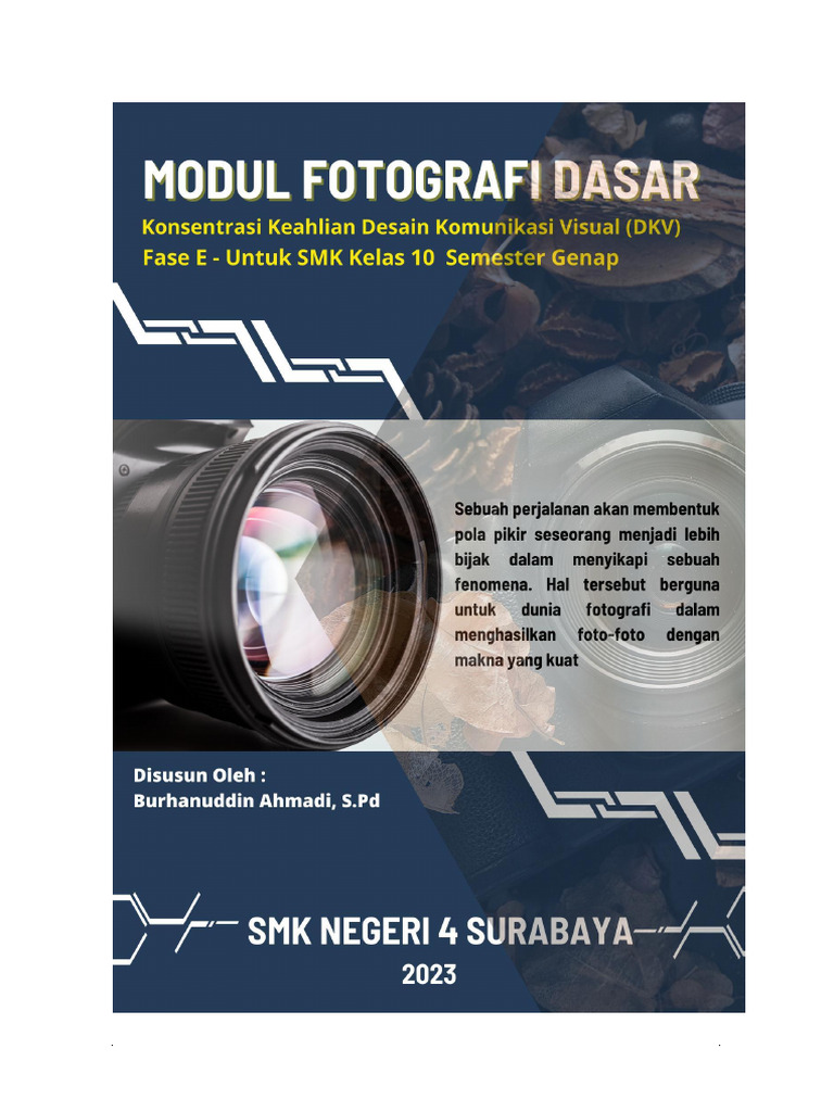 Modul Fotografi Dasar Kelas 10 DKV | PDF